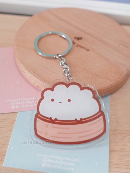 dim sum steamer acrylic charm – Café de Yume