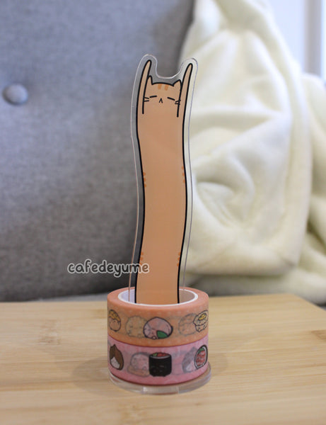 orange loooong cat washi tape stand – Café de Yume