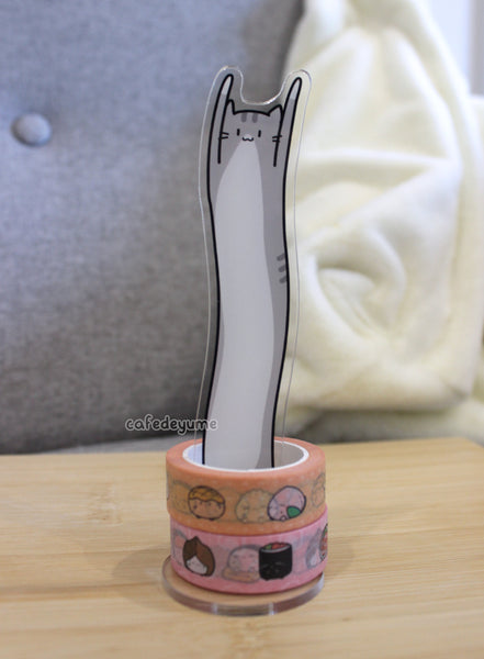 tabby loooong cat washi tape stand – Café de Yume